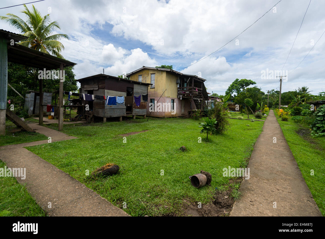 A traditional village of an local community in Fiji Stock Photo - Alamy
