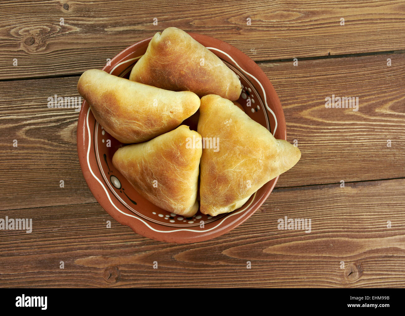 traditional eastern food samsa - Uzbek cuisine Stock Photo - Alamy