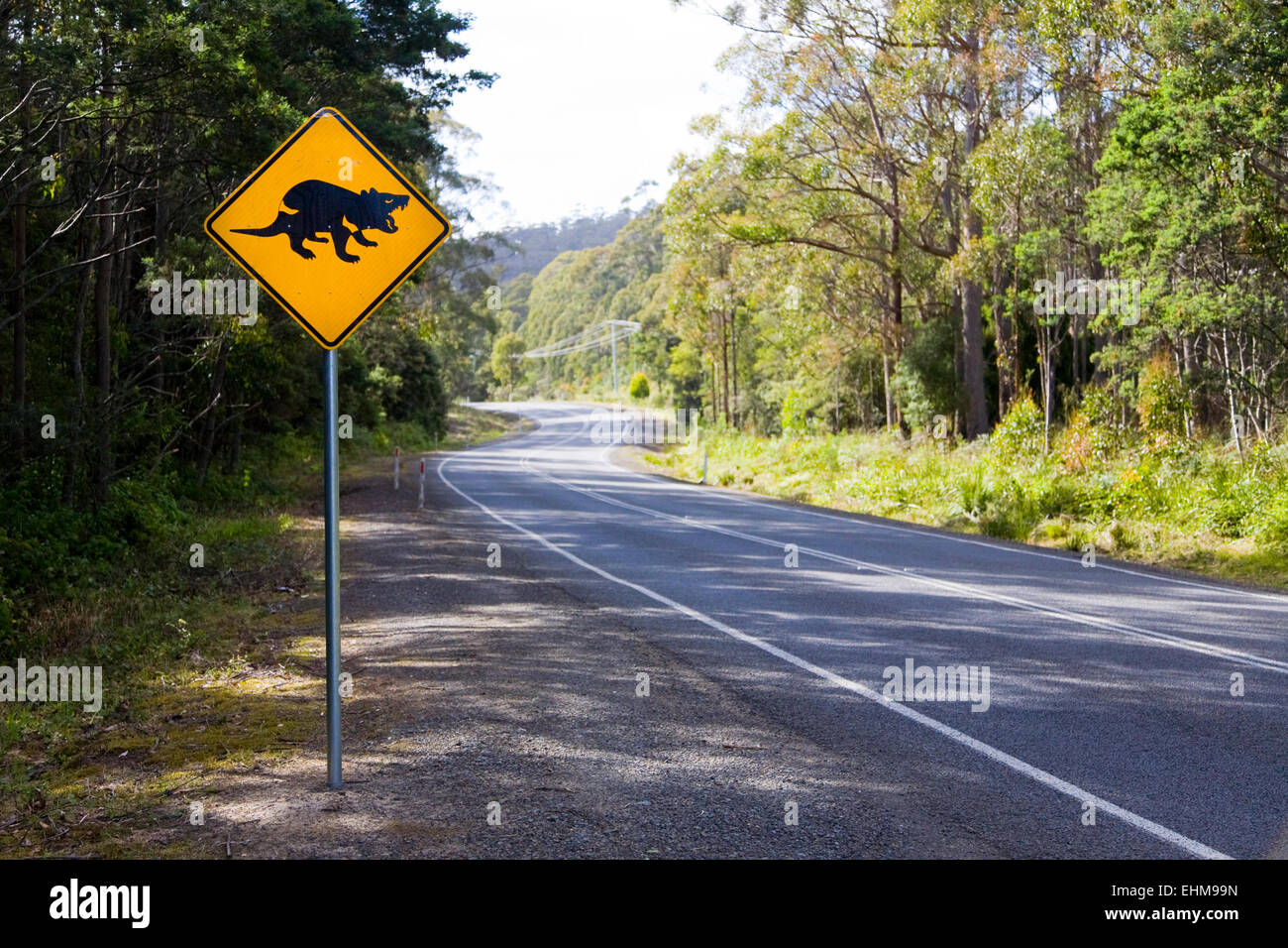 Devil road sign High Resolution Stock Photography and Images - Alamy
