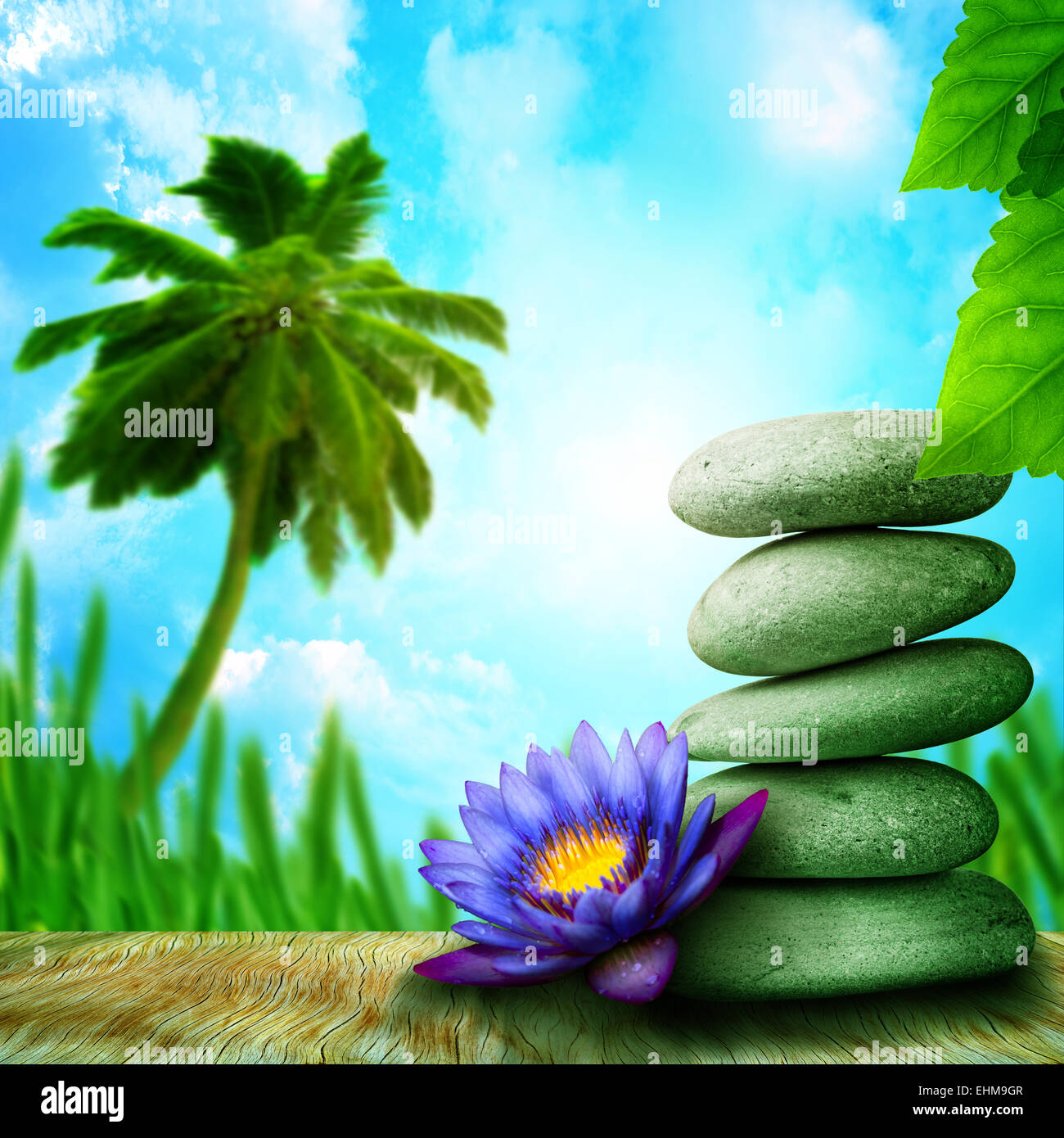 Stack of pebbles balancing isolated on art background Stock Photo - Alamy