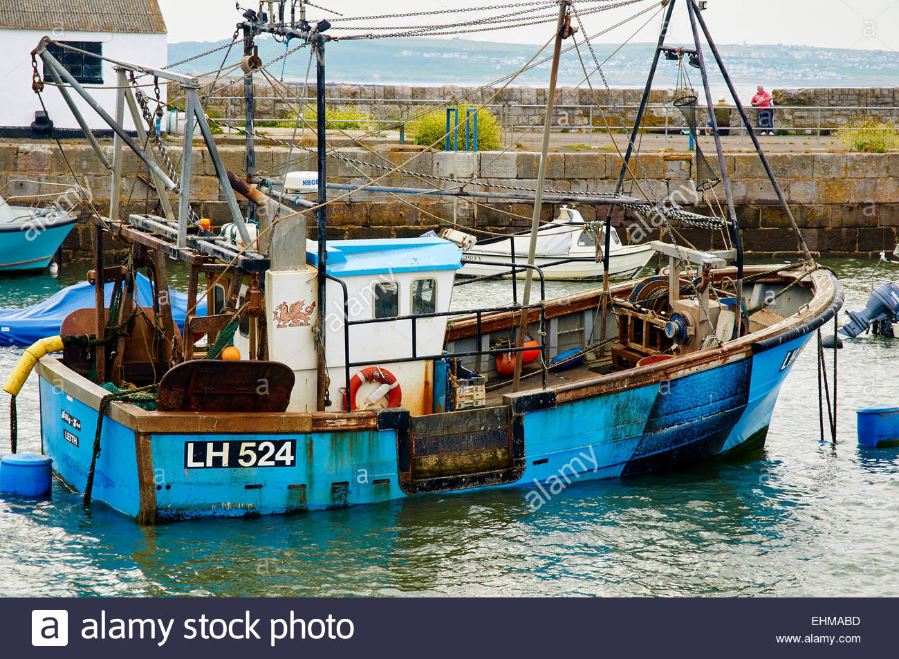 Trawler Harbour Uk High Resolution Stock Photography and Images - Alamy
