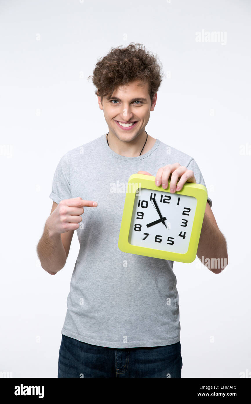 Happy clock hi-res stock photography and images - Alamy