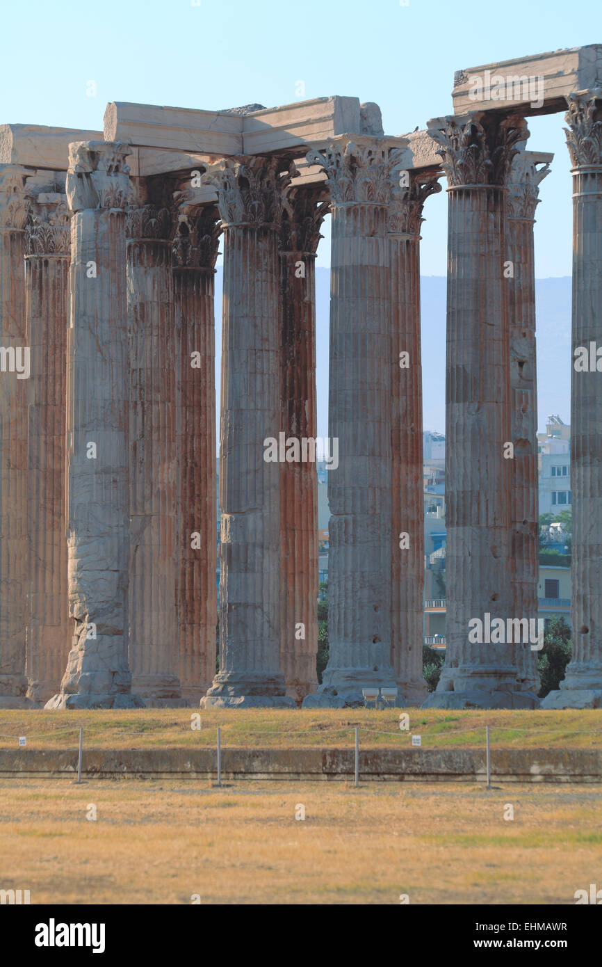 Olympieion, Temple of Olympian Zeus, Athens, Greece Stock Photo - Alamy