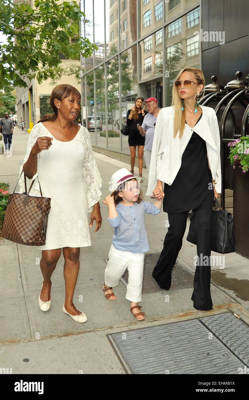 Rachel Zoe out and about with her son, Skyler in Manhattan Featuring ...