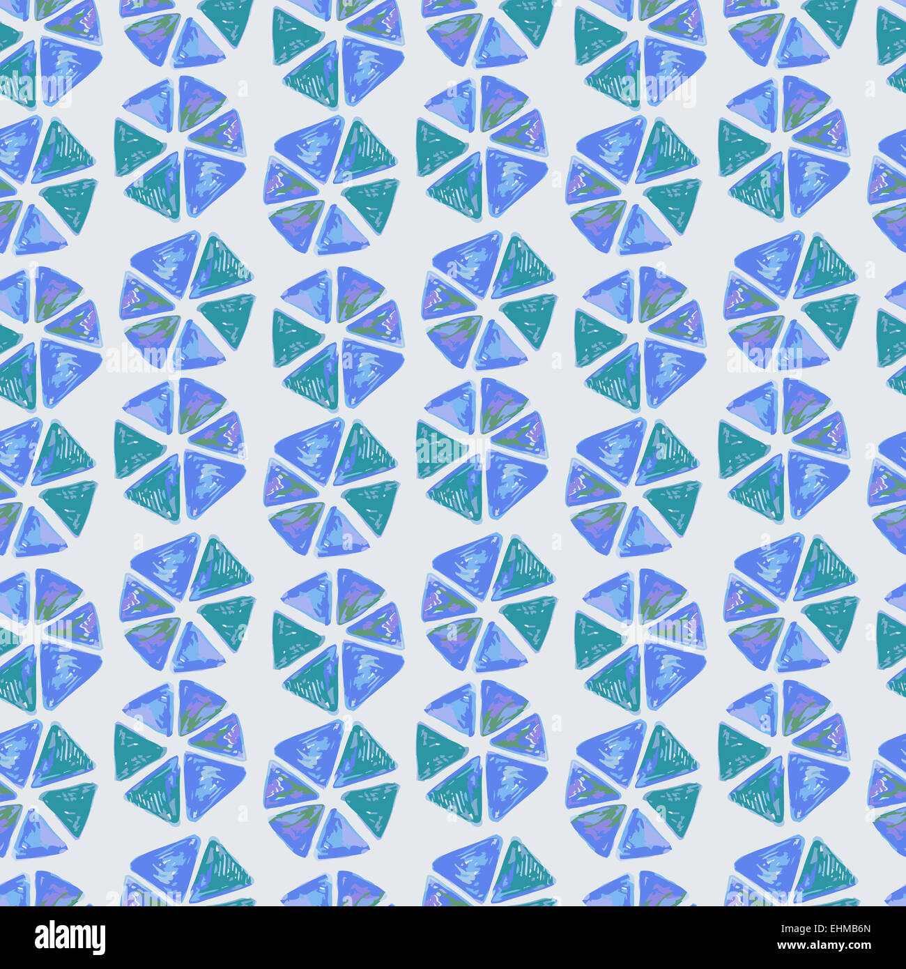 seamless hand drawn geometric pattern Stock Photo - Alamy