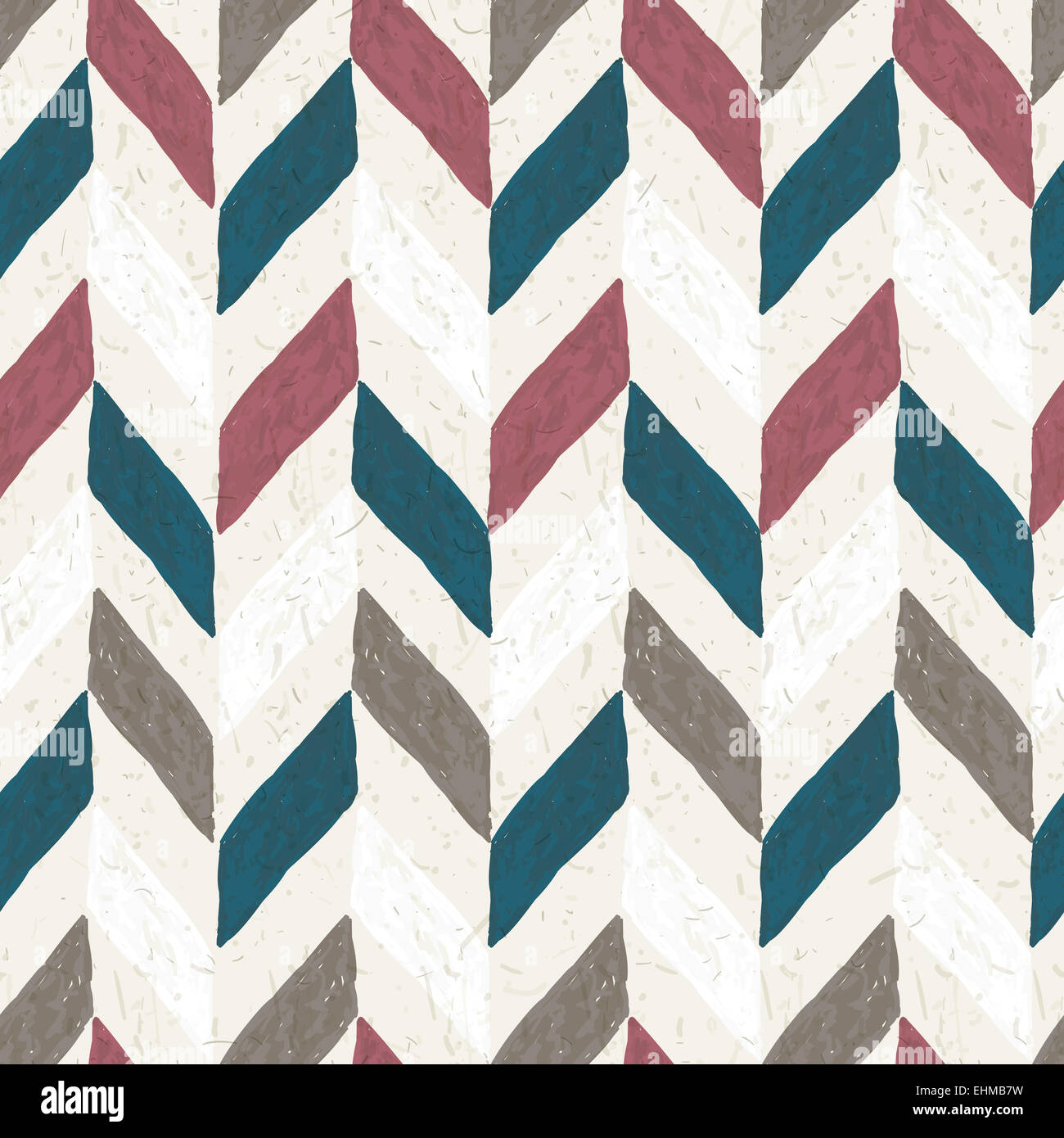 seamless hand drawn geometric pattern Stock Photo - Alamy