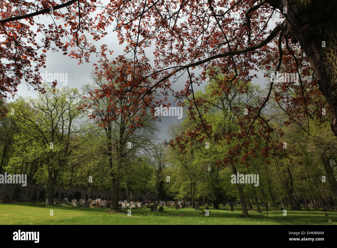 Spring cemetery hi-res stock photography and images - Alamy