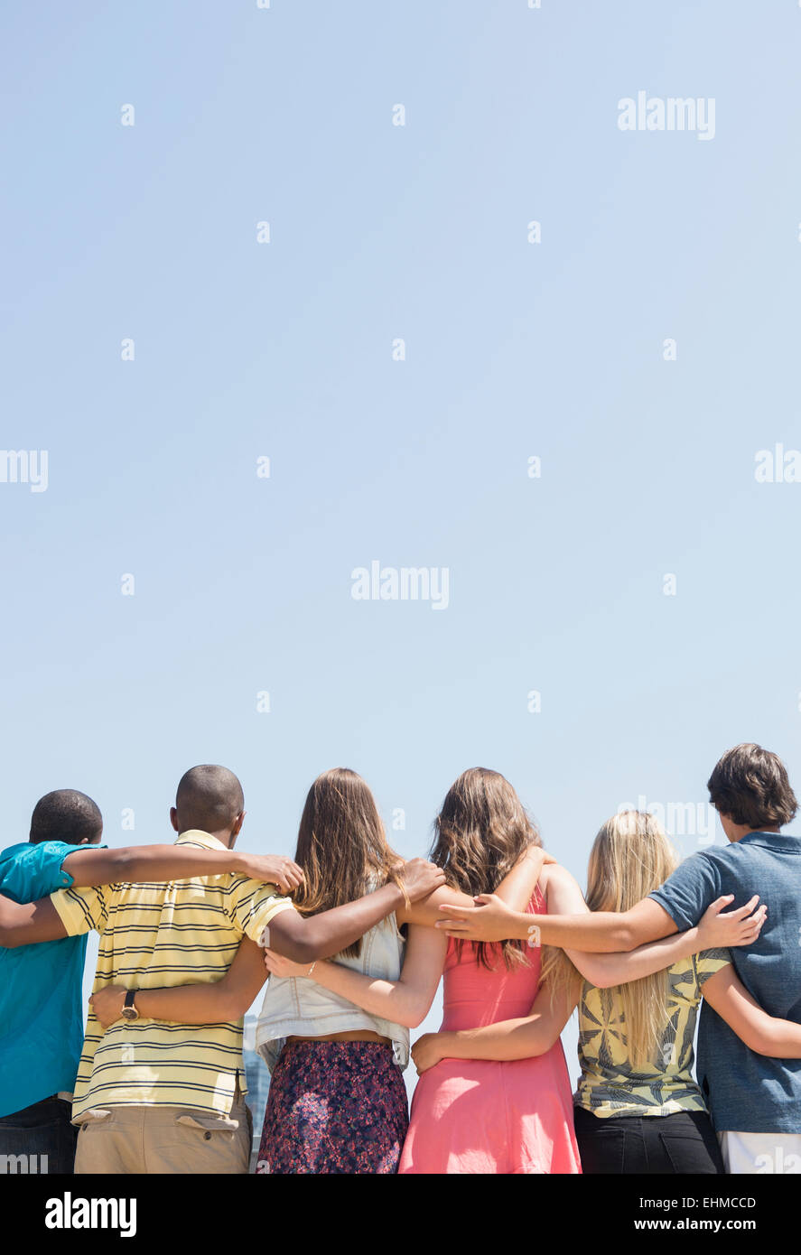 Three Girls Group Hug