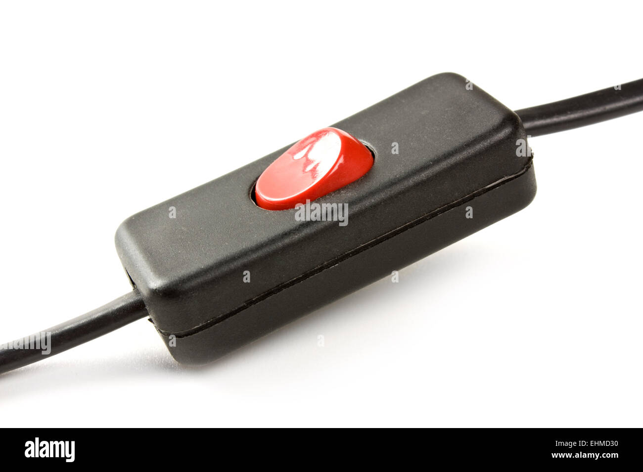 switch electrically isolated on a white background Stock Photo - Alamy