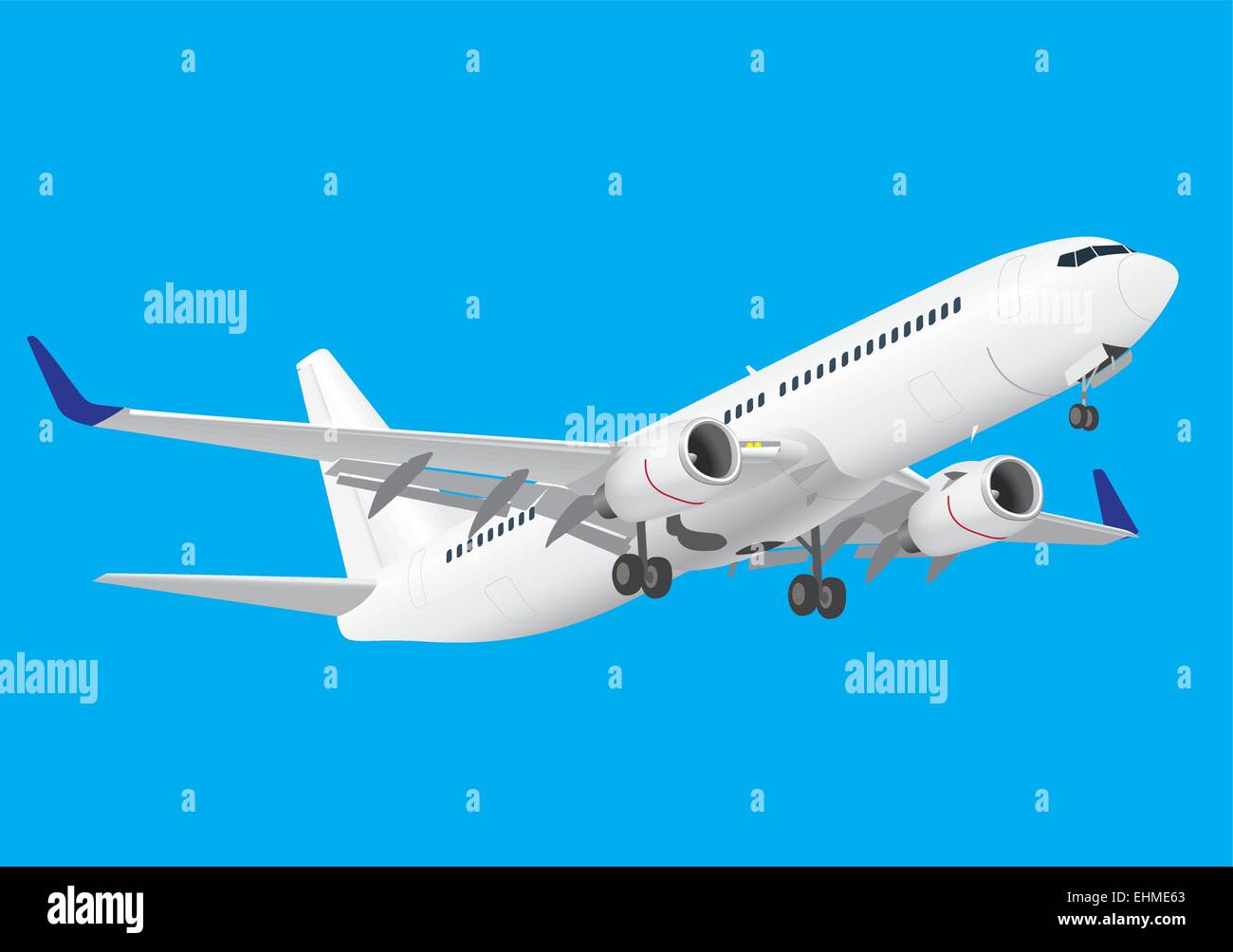 Boeing 737 Stock Vector Images - Alamy