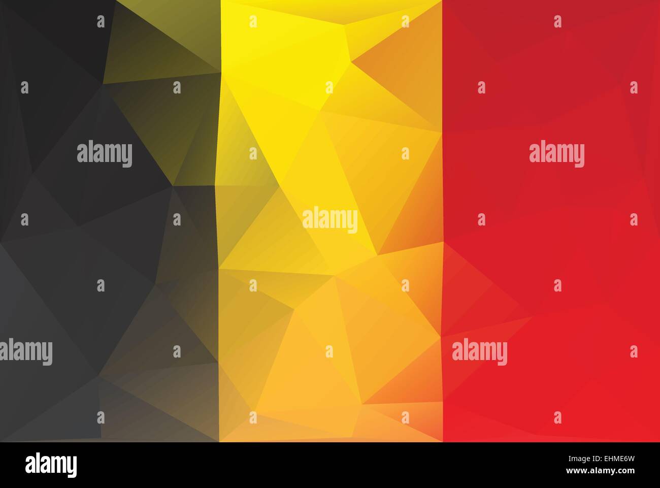 Belgium flag - triangular polygonal pattern Stock Vector Image & Art ...
