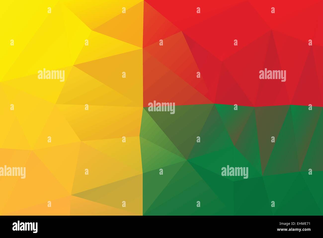 Benin flag - triangular polygonal pattern Stock Vector Image & Art - Alamy