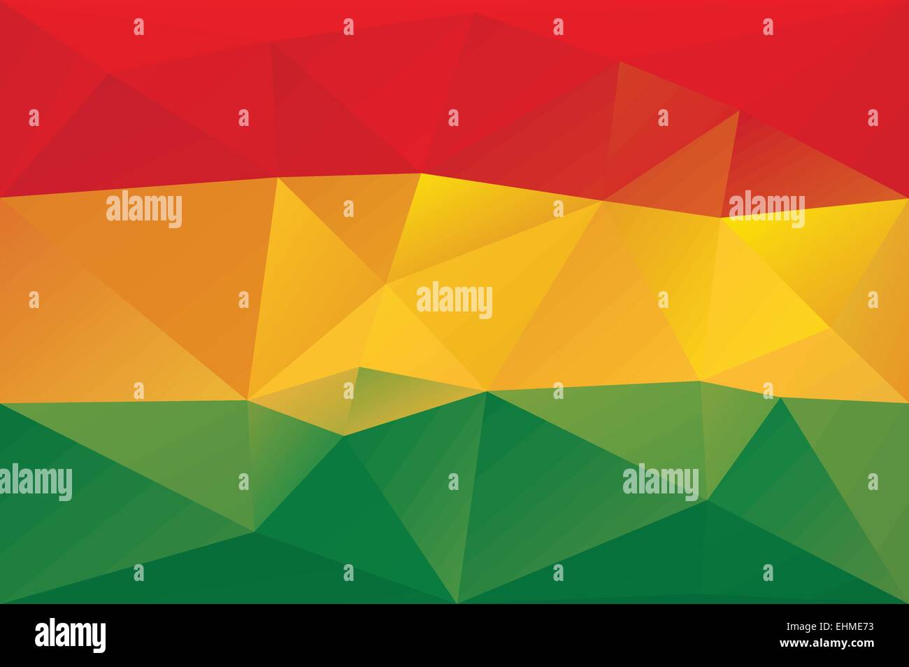 Bolivian Flag Triangular Polygonal Pattern Stock Vector Image And Art