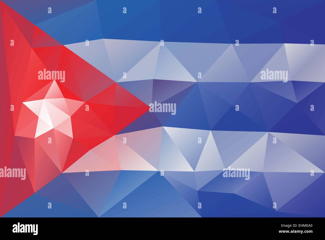 Flag of the cuba Stock Vector Images - Alamy