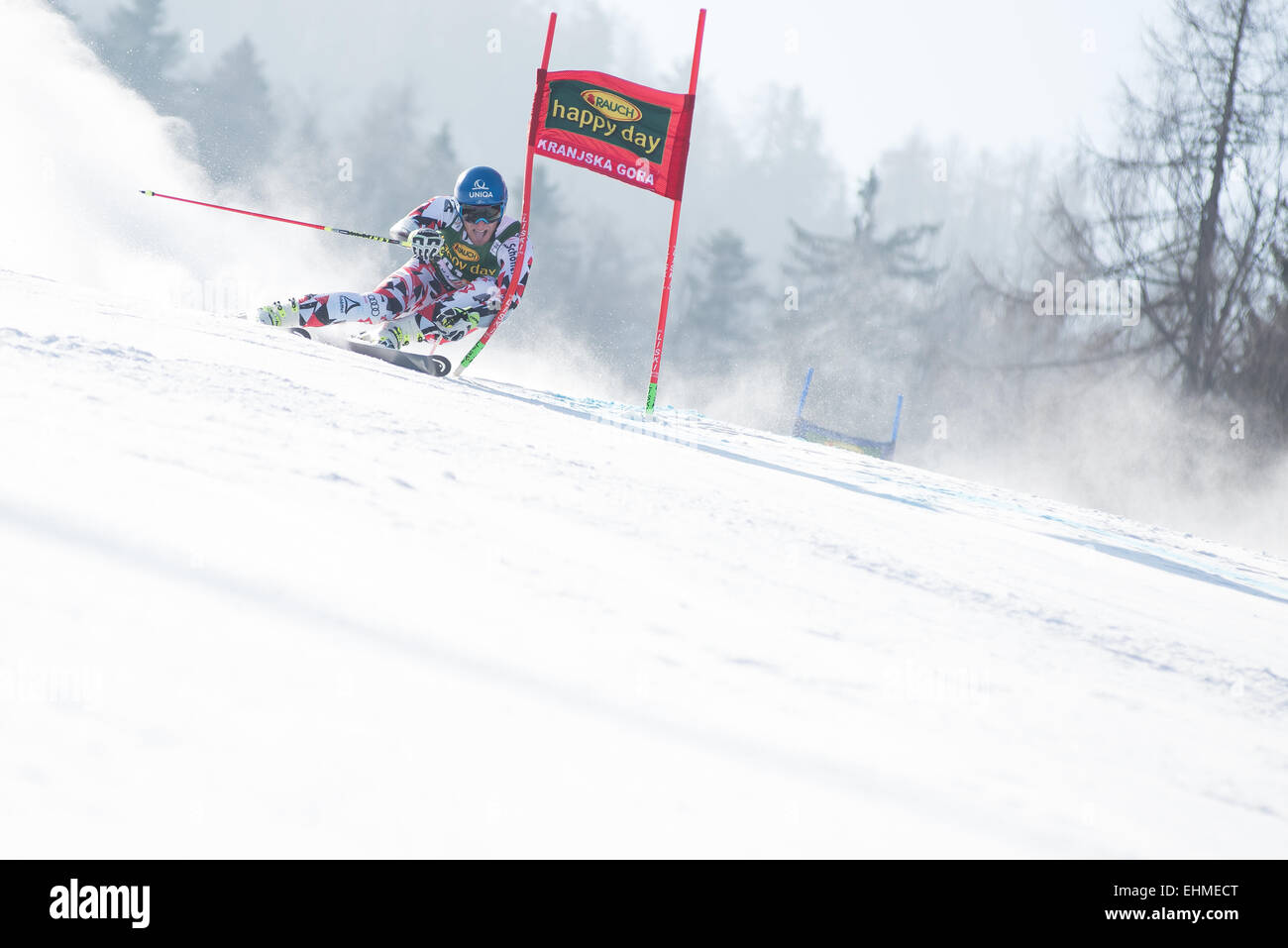 Mathias Mayer (AUT) on the course during Giant Slalom race at 54th ...
