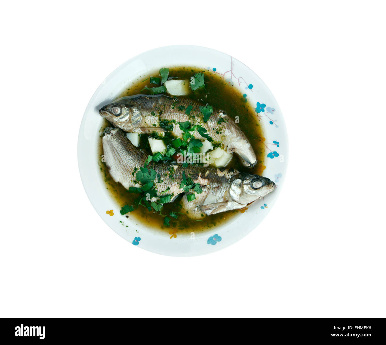 Ciorba de peste.fish soup with Balkan countries Stock Photo - Alamy