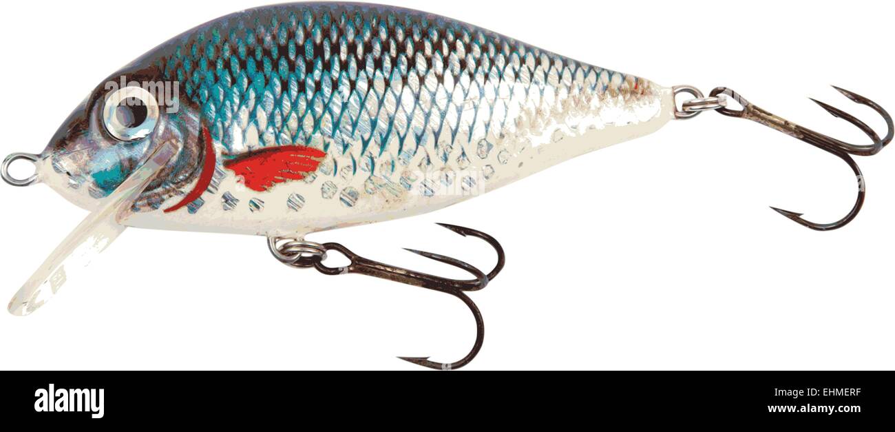 Fishing lure detailed vector Stock Vector Image & Art - Alamy