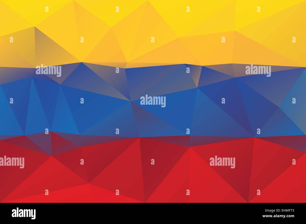 Venezuela Flag Triangular Polygonal Pattern Stock Vector Image And Art