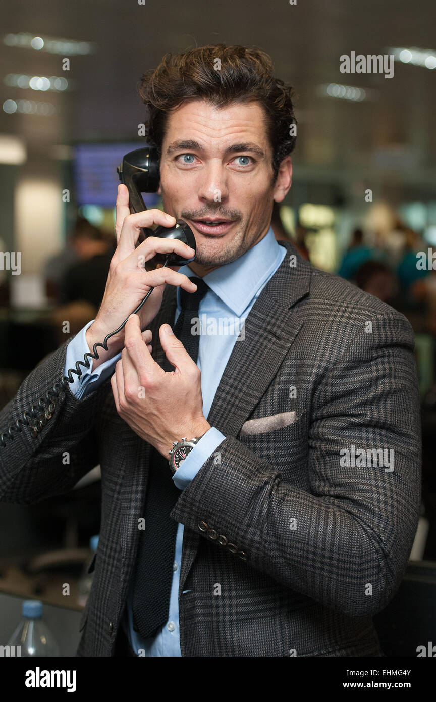 BGC Partners Charity Day held at Canary Wharf. Featuring: David Gandy ...