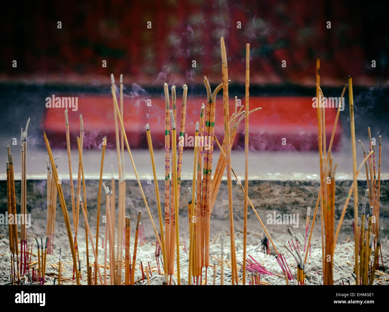 The burning sticks Stock Photo - Alamy
