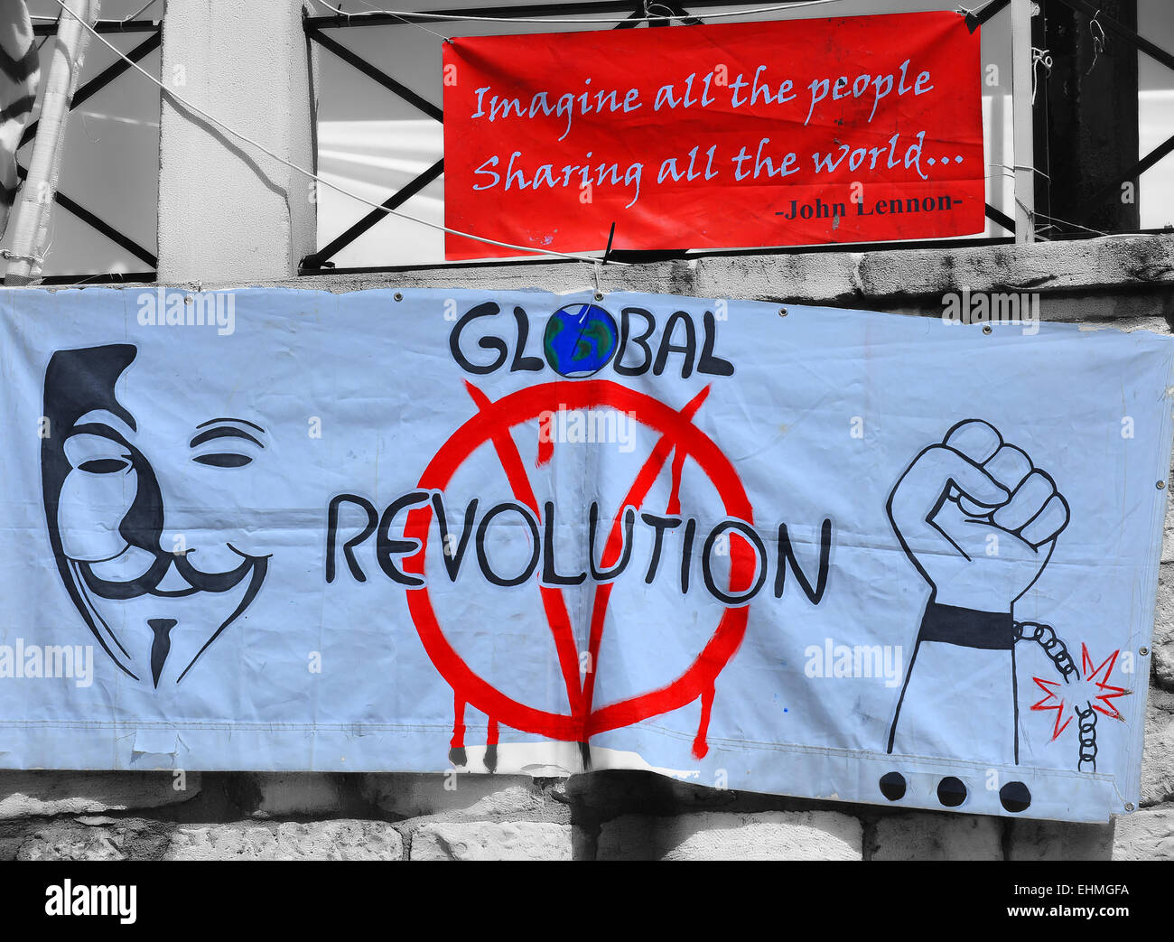 Change in the political arena (Greece Stock Photo - Alamy