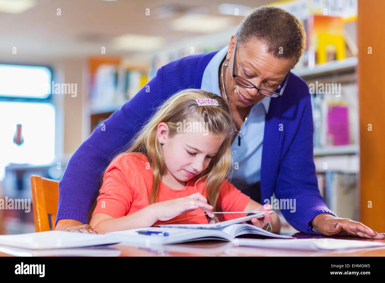 Digital classroom teacher hi-res stock photography and images - Alamy