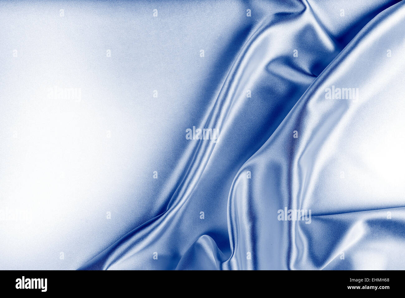 Blue Silk Fabric Texture Stock Photo - Alamy