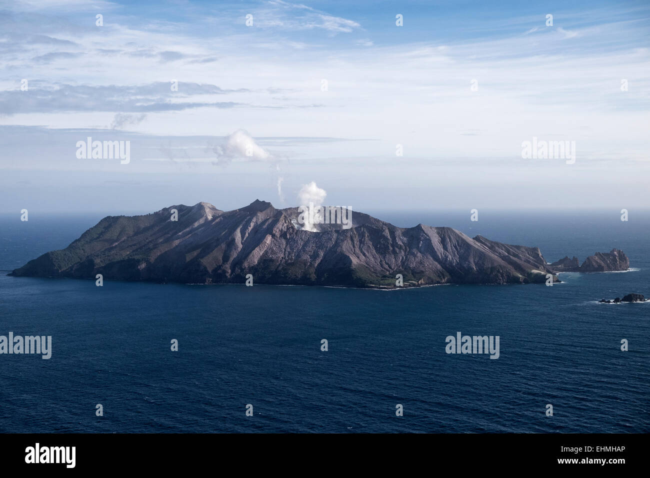 Volcano white island hi-res stock photography and images - Alamy