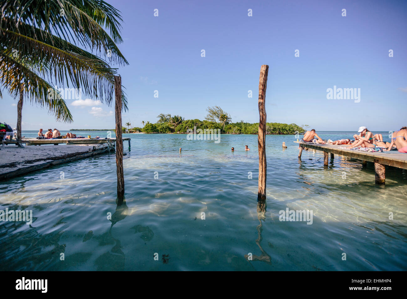 Sunbathing belize hi-res stock photography and images - Alamy
