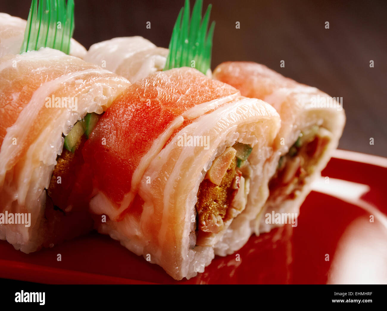 Mushroom bacon roll hi-res stock photography and images - Alamy