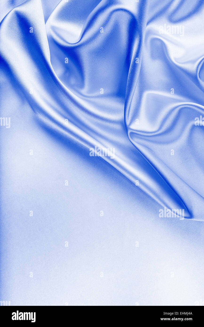 Blue Silk Fabric Texture Stock Photo - Alamy