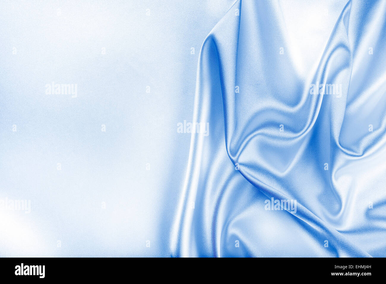 Blue Silk Fabric Texture Stock Photo - Alamy
