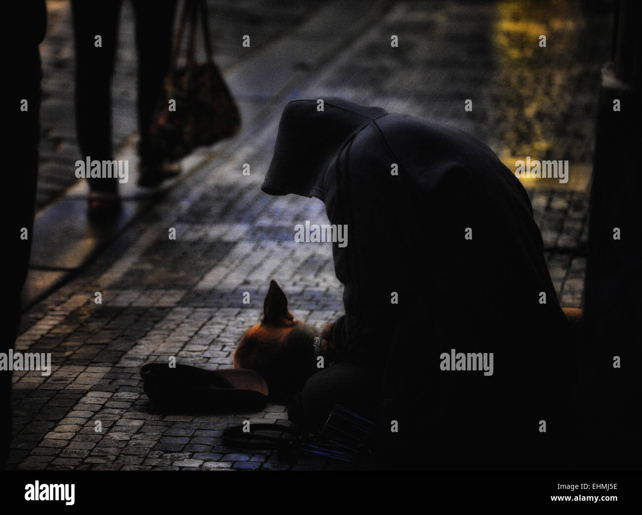Prague begging hi-res stock photography and images - Alamy