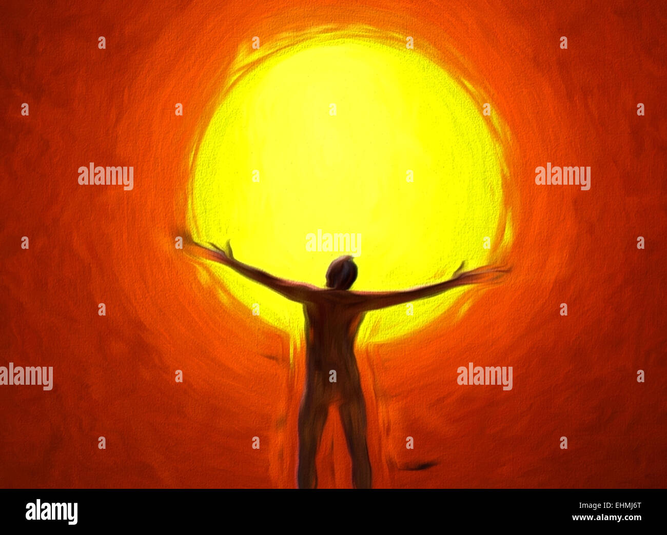 Prayer to sun hi-res stock photography and images - Alamy