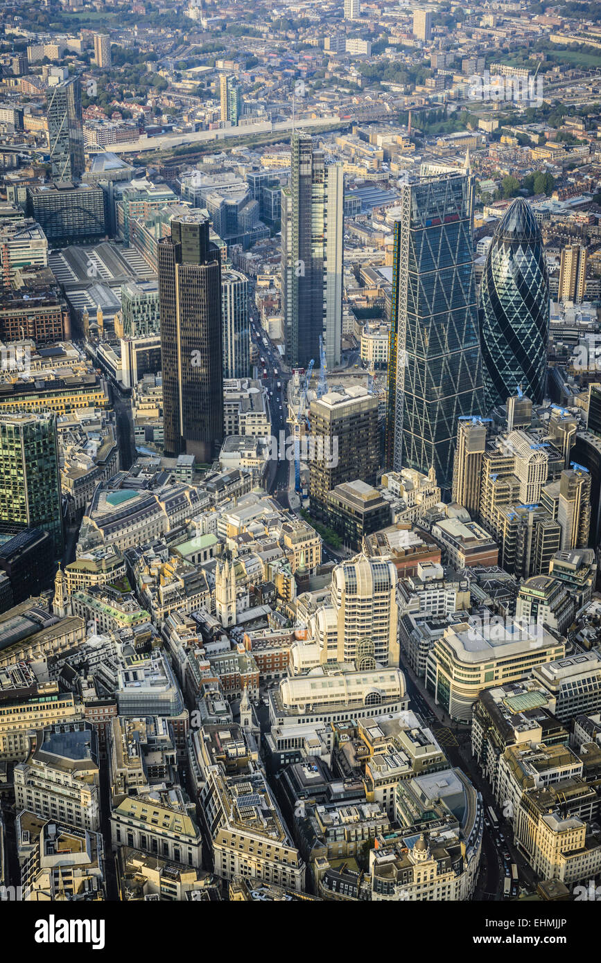 Aerial view of London cityscape, England Stock Photo - Alamy