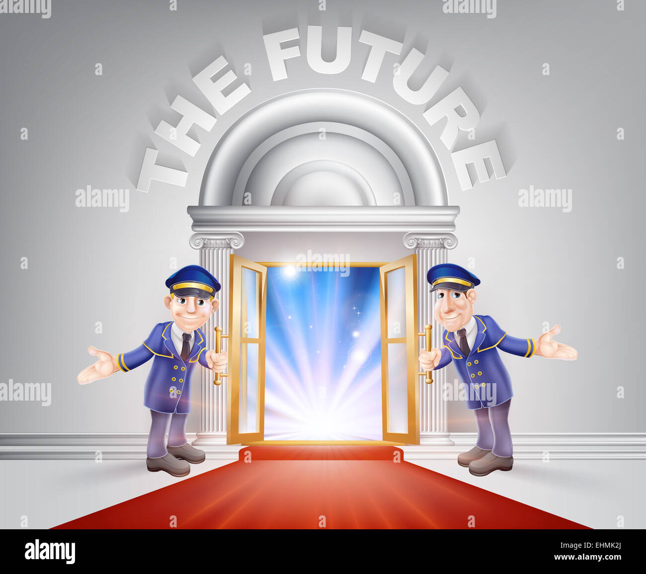 Future opportunity open door hi-res stock photography and images - Alamy