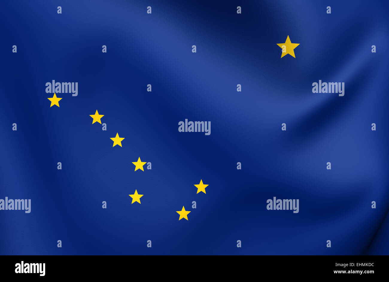 Flag of Alaska. Close Up Stock Photo - Alamy