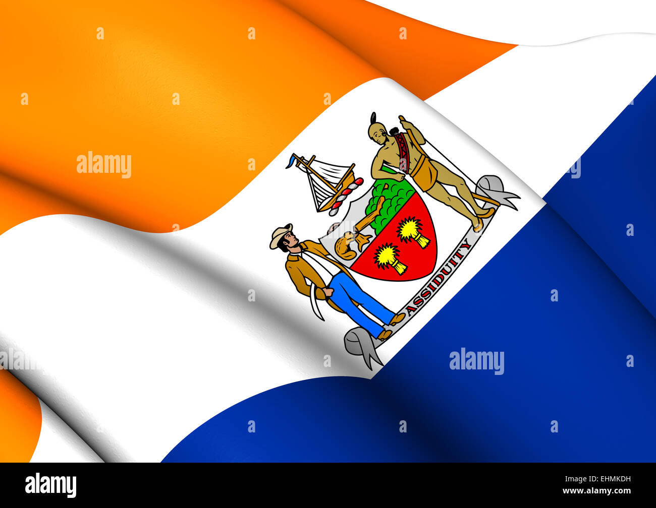 3d flag albany new york hi-res stock photography and images - Alamy