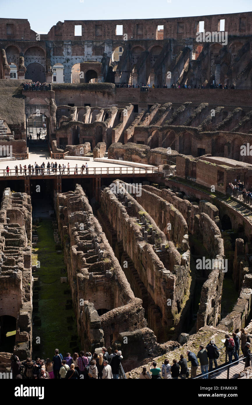 The Colosseum or Coliseum, also known as the Flavian Amphitheatre, Rome ...