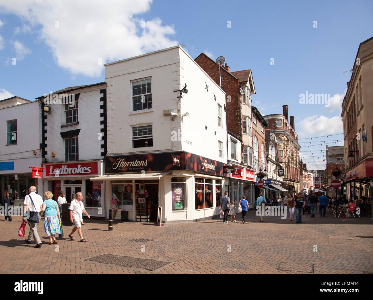 Northampton city centre and shopping Stock Photo - Alamy