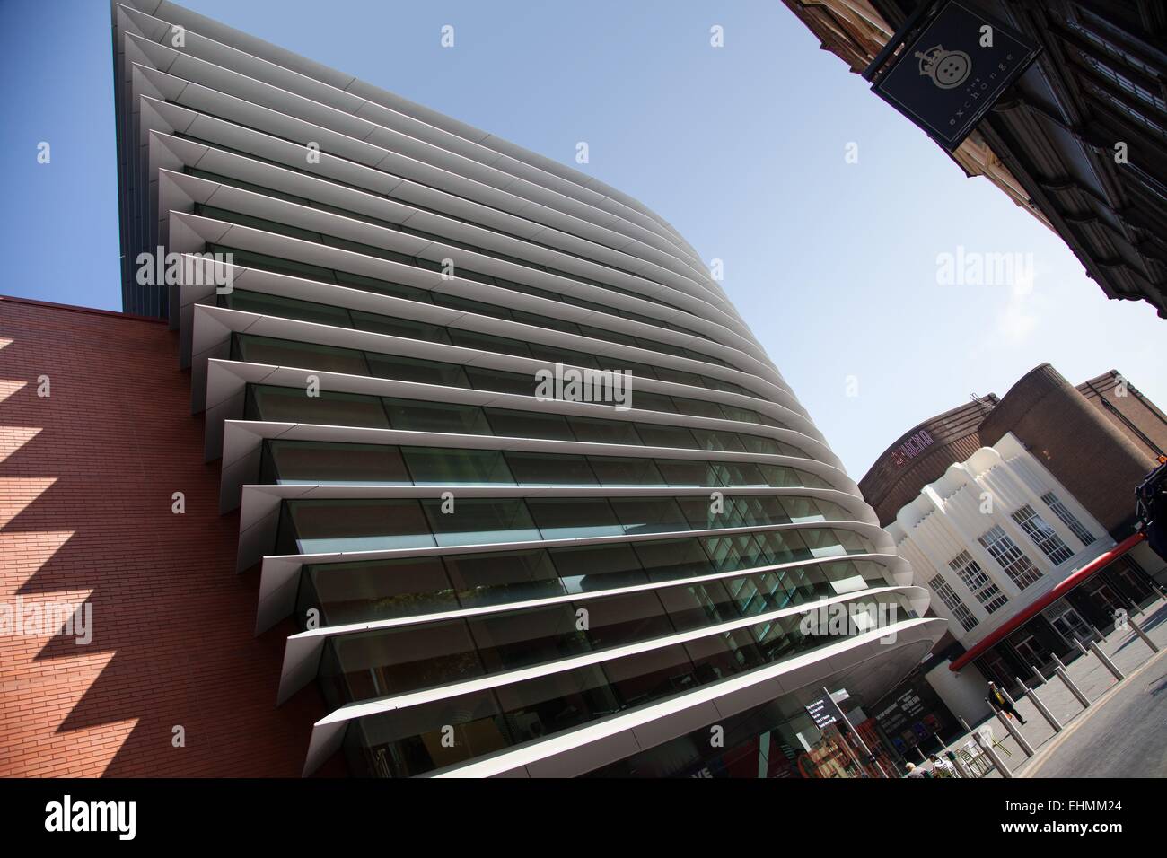 The Curve Theatre, Leicester, a dramatic building, modern architecture ...
