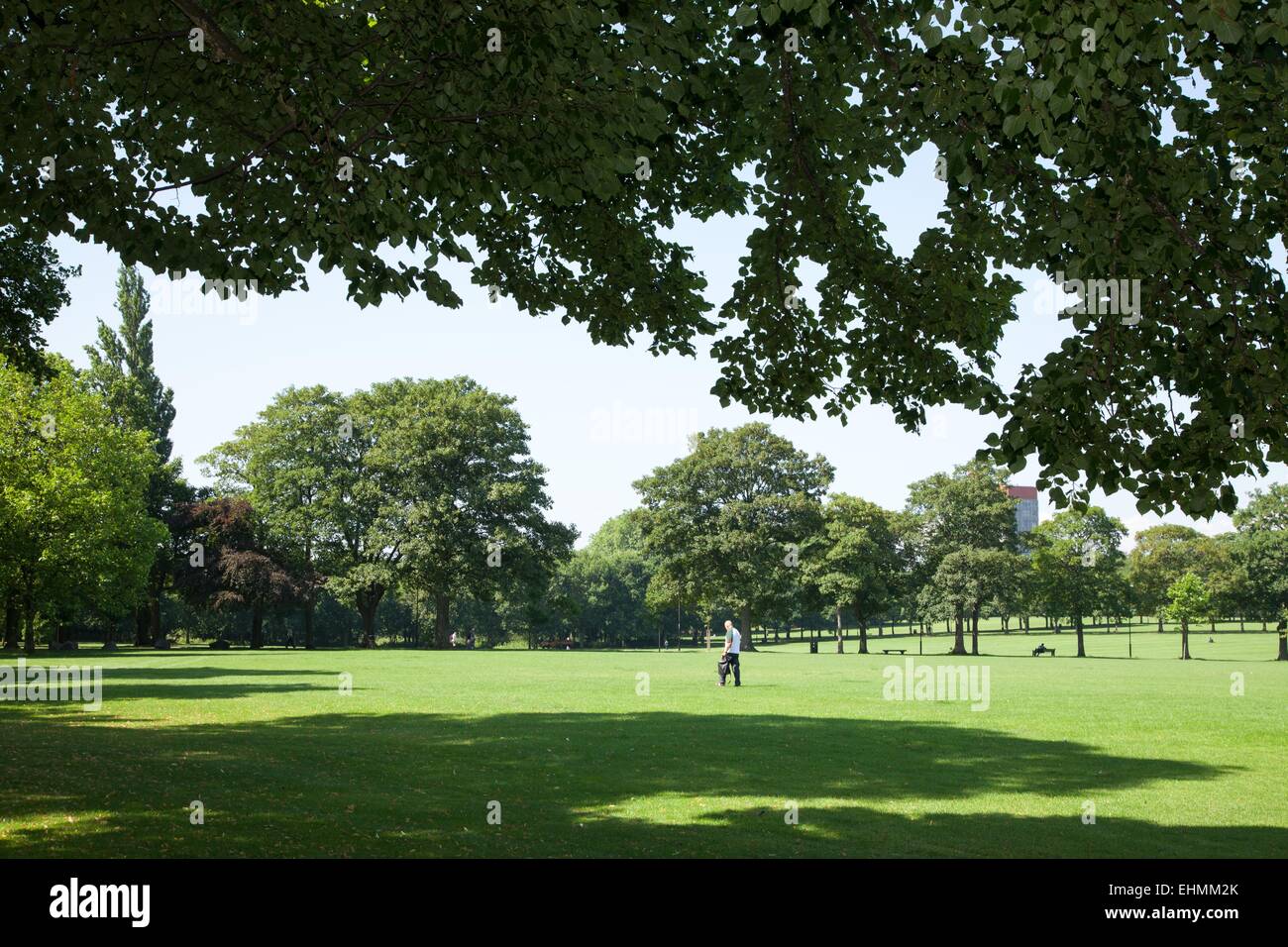 Victoria Park, Leicester. Park close to the city centre Stock Photo - Alamy