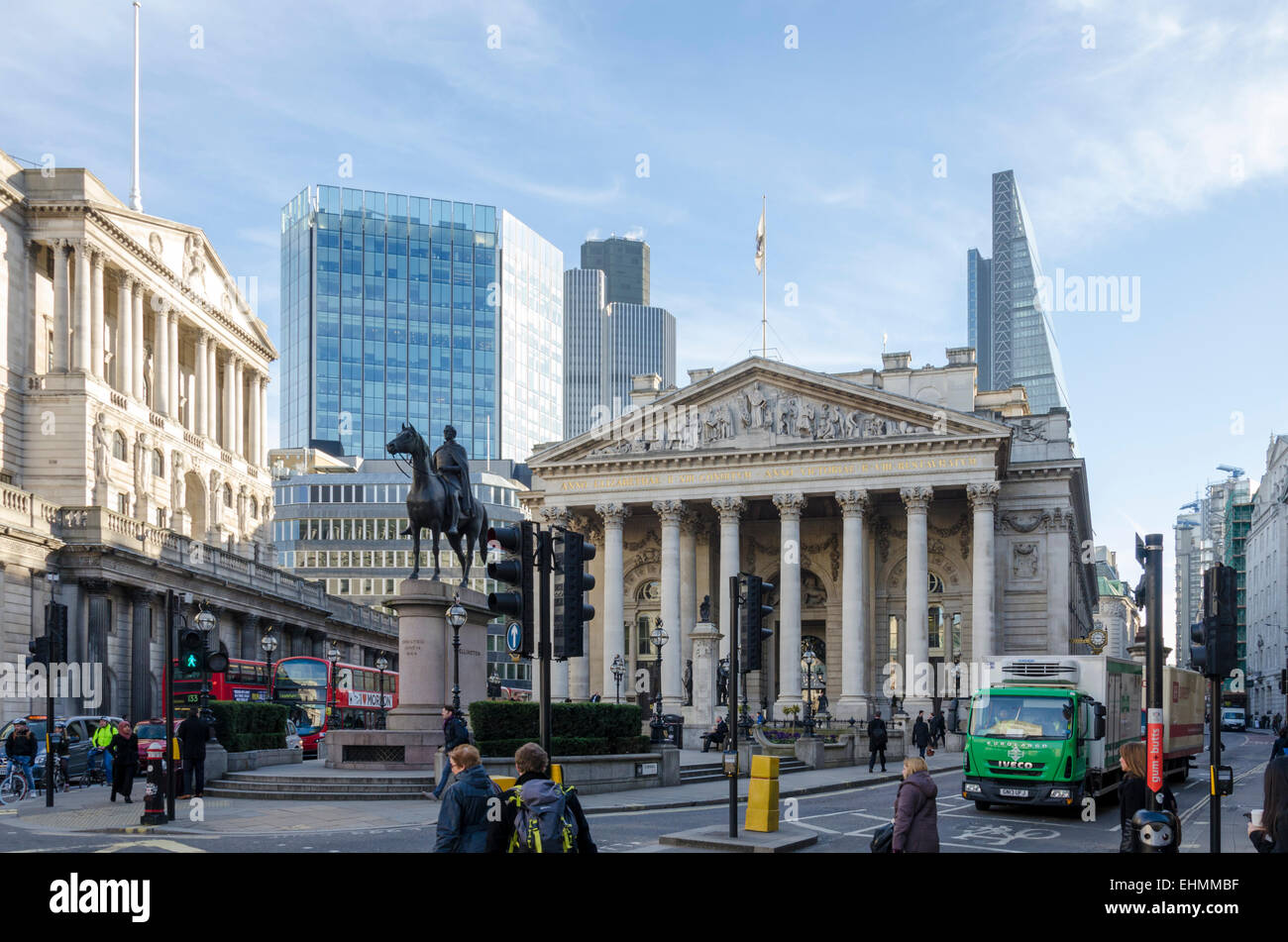 The Royal Exchange, London, UK Stock Photo - Alamy