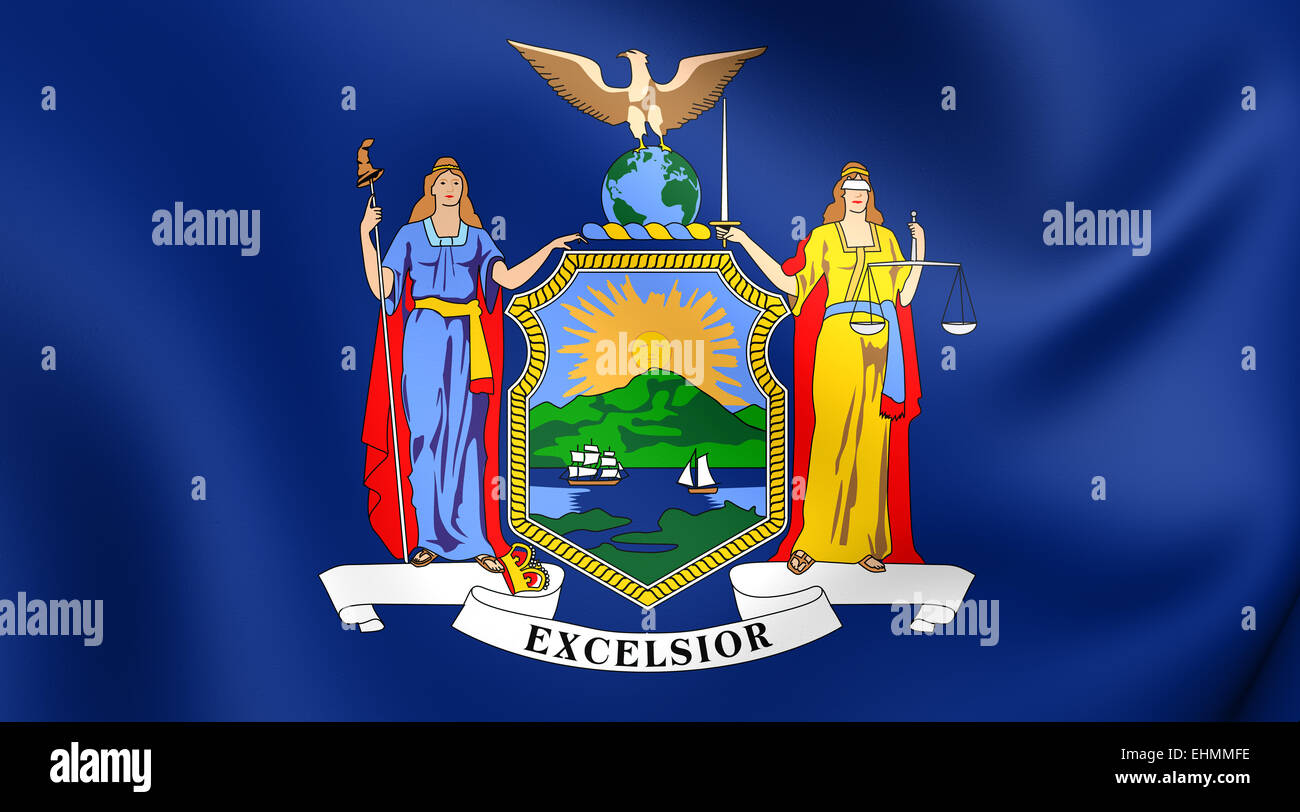 New york flag hi-res stock photography and images - Alamy