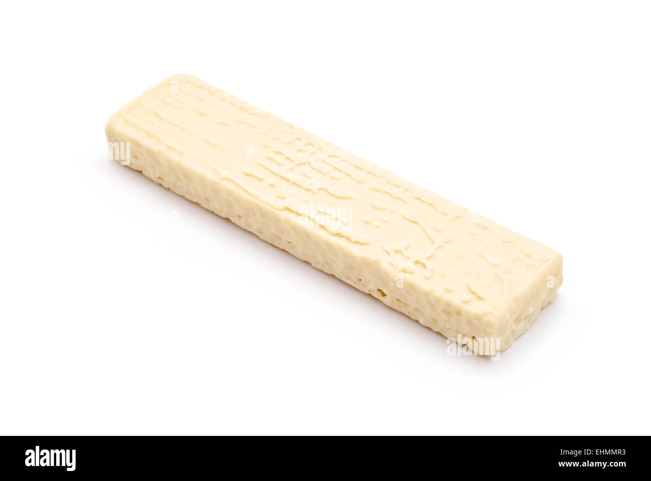 vanilla white chocolate coated wafer Stock Photo - Alamy