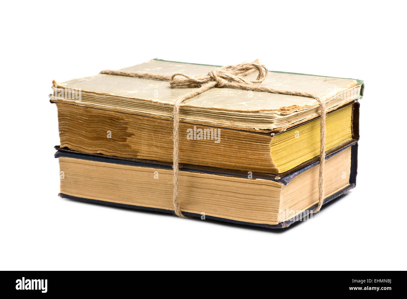 Books tied with rope hi-res stock photography and images - Alamy