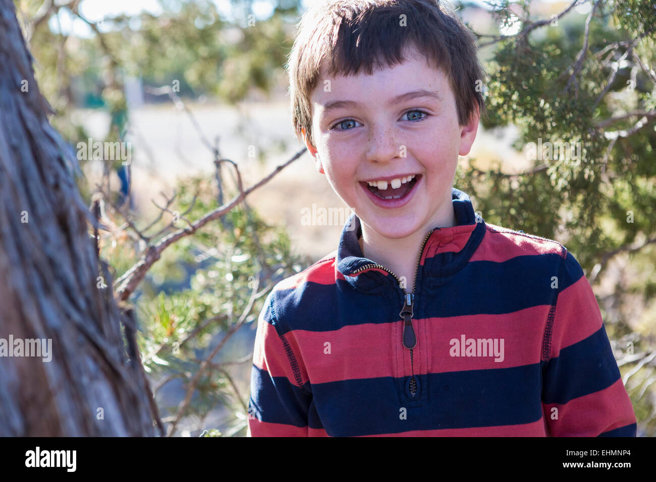 Caucasian boy smiling hi-res stock photography and images - Alamy