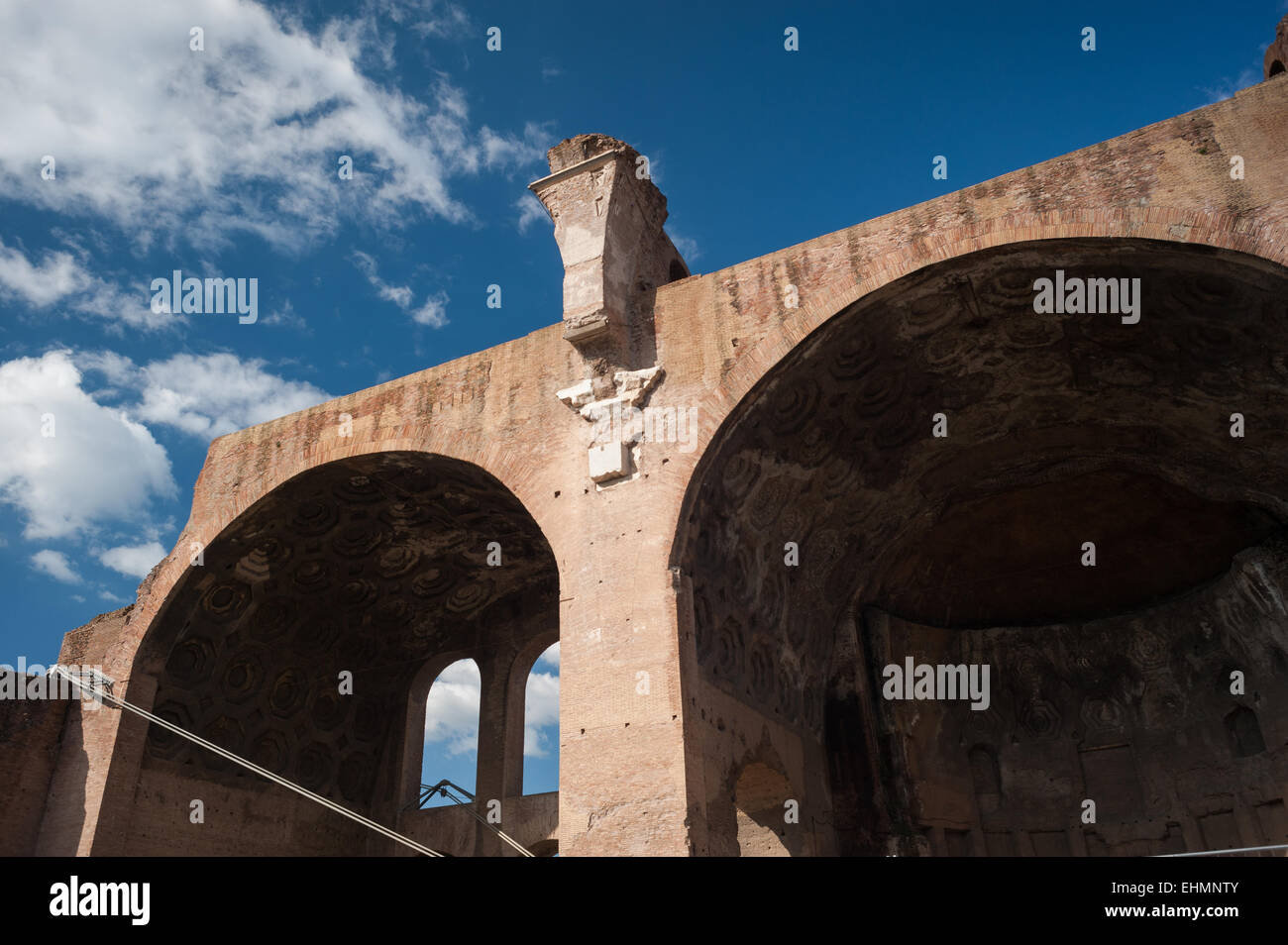 The Basilica of Constantine and Maxentius in the Roman Forum, Rome ...