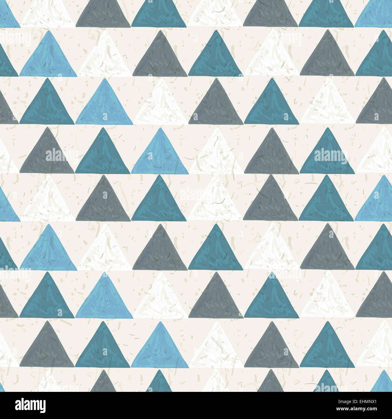seamless hand drawn geometric pattern Stock Photo - Alamy