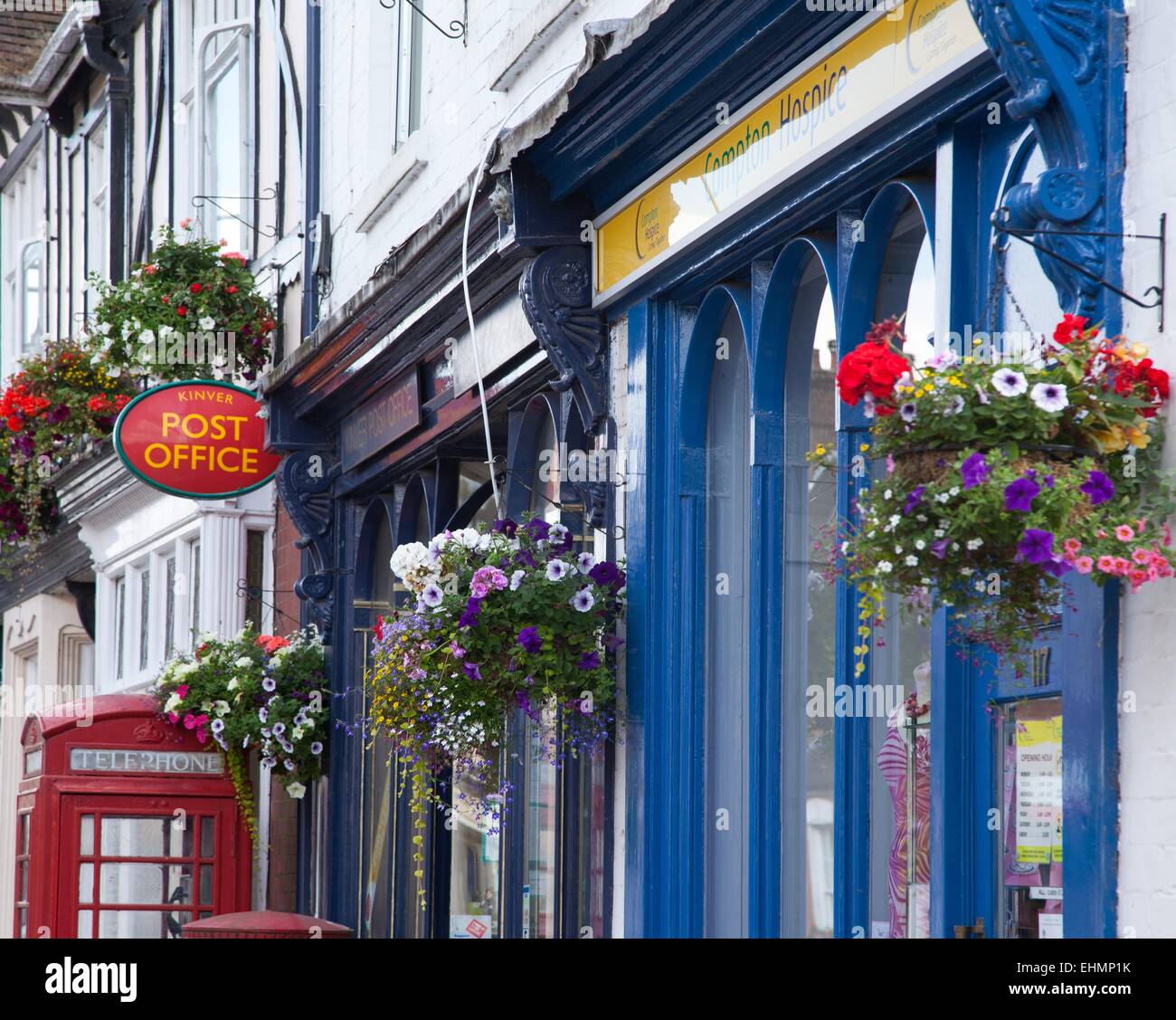 Kinver village centre and shopping Stock Photo - Alamy